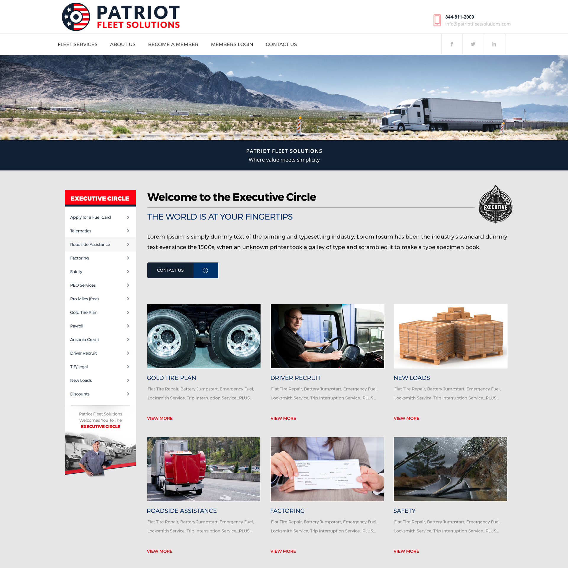 Patriot Fleet Services – Colanero Design