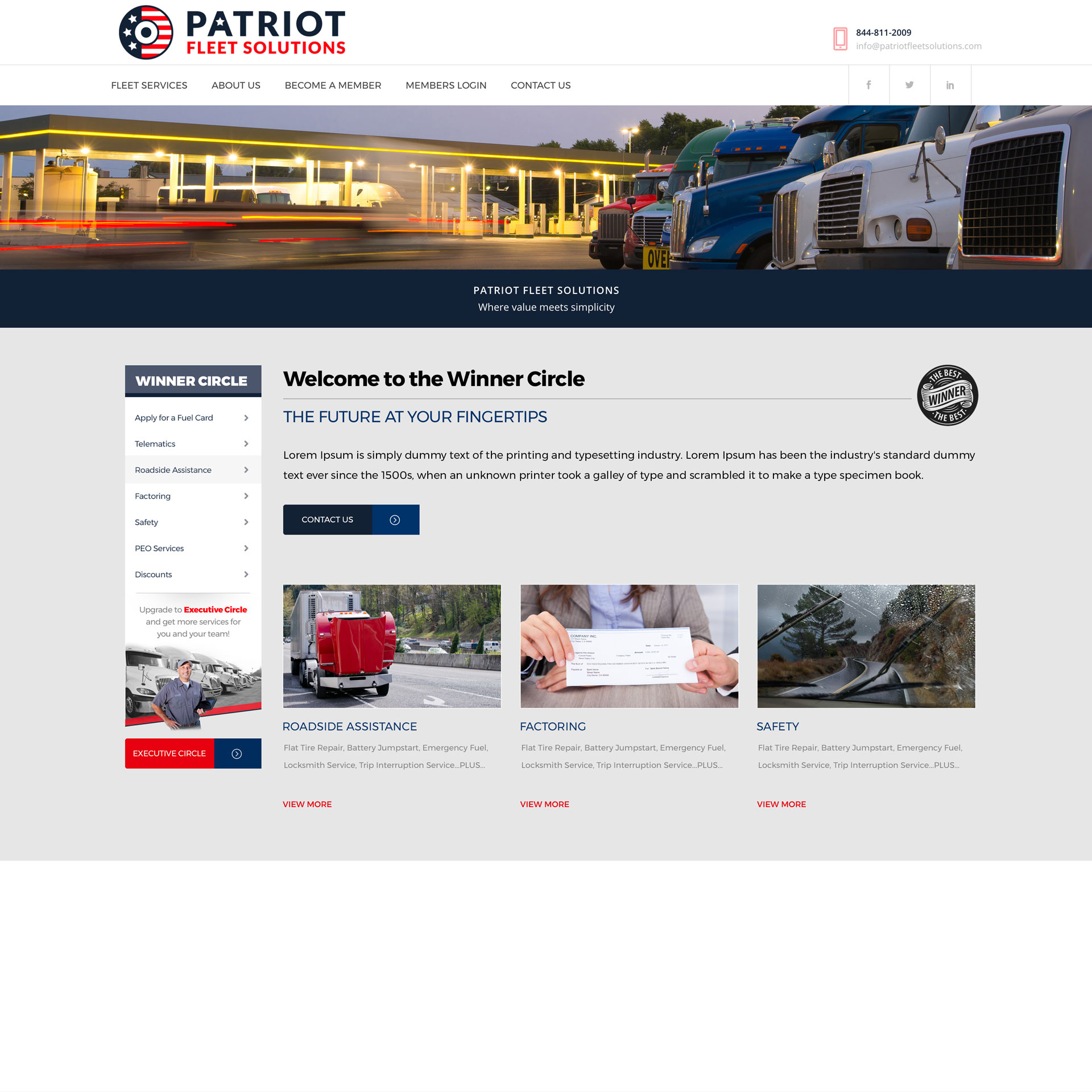 Patriot Fleet Services – Colanero Design